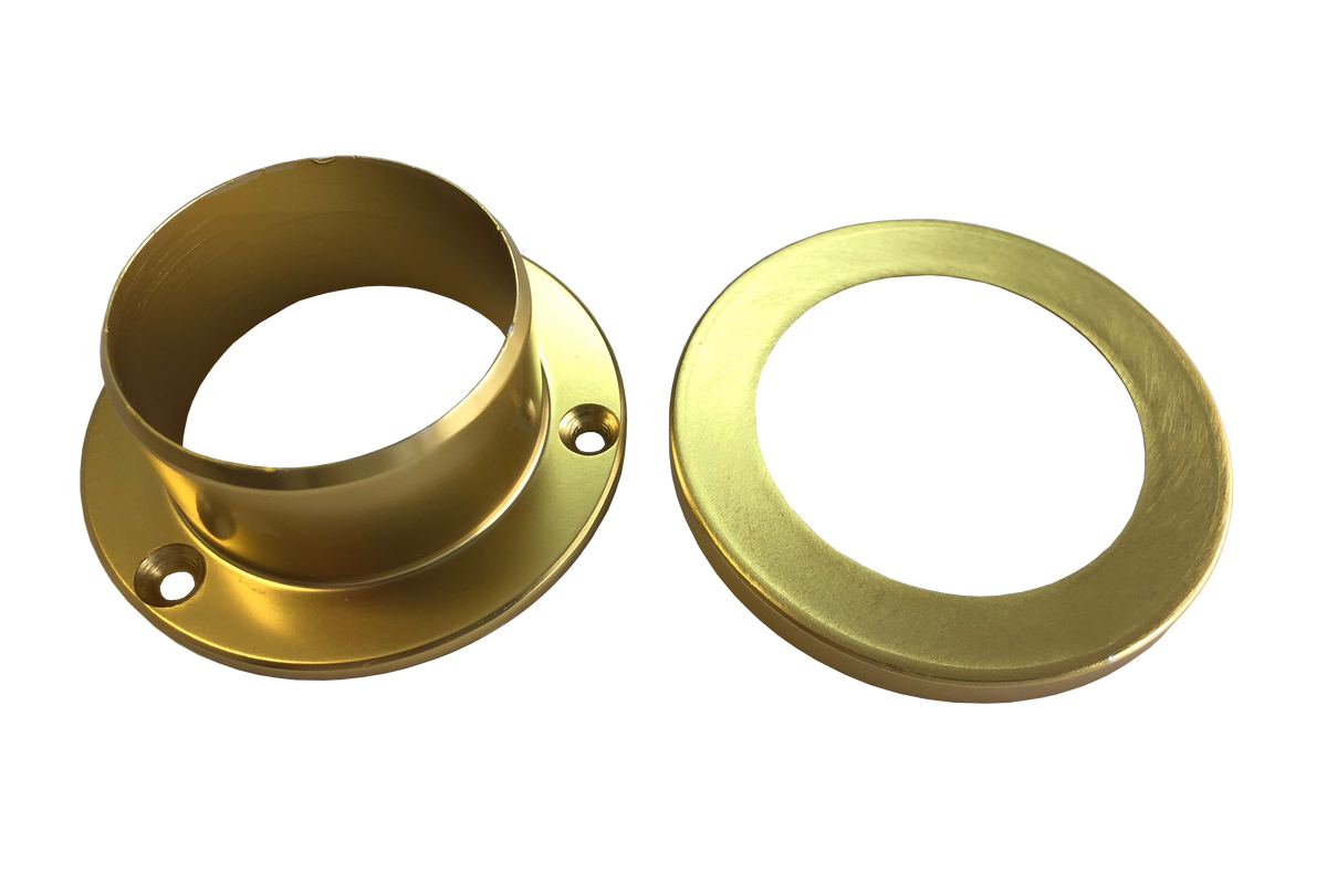 Gold Anodized Handrail Aluminum Wall Cover Handrail 1.97″ Diameter – My ...